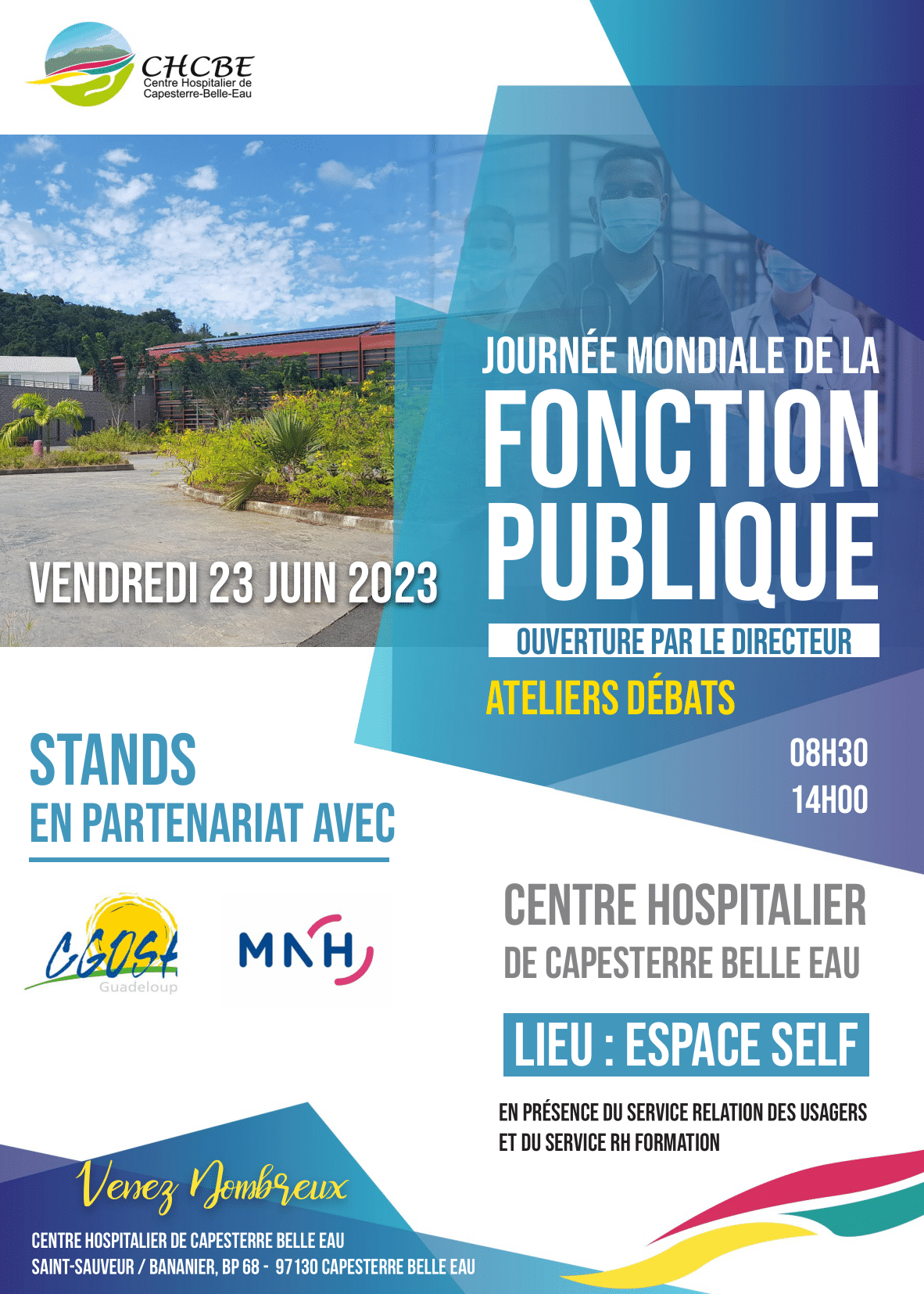 JOURNÉE MONDIALE DE LA FONCTION PUBLIQUE au CH. de Capesterre Belle-Eau Guadeloupe. – AMHG ...